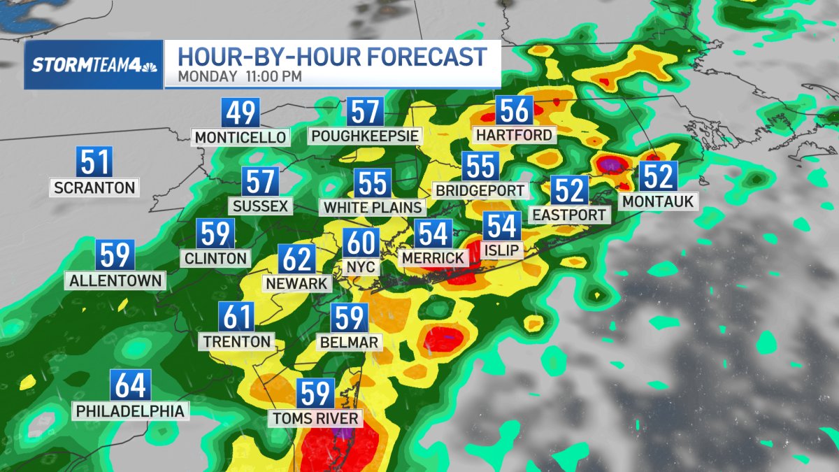 Severe weather outlook: See NY forecast hour by hour – NBC New York