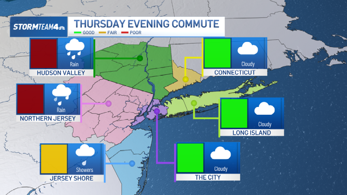 NYC weather: How much will it rain tomorrow? – NBC New York