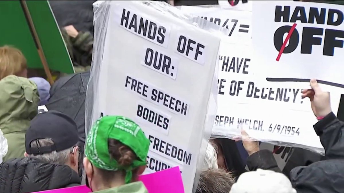 Thousands take to NYC streets for ‘Hands Off!’ protest – NBC New York