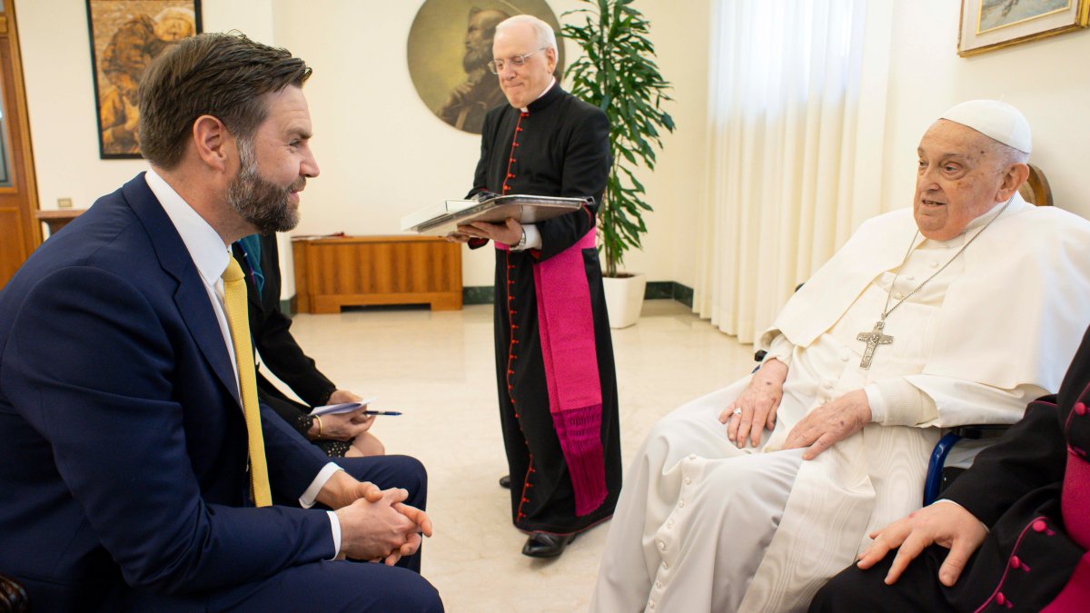 When did JD Vance meet with the Pope? – NBC New York