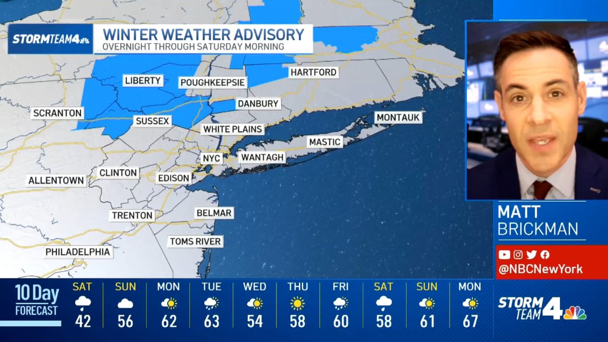 Latest Forecast From Storm Team 4 – NBC New York