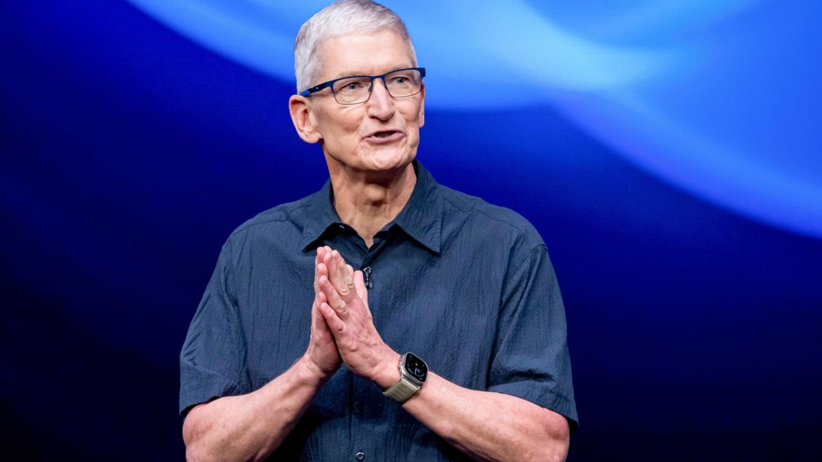 Apple shares fall as Cook says ‘very difficult’ to predict tariff costs ...