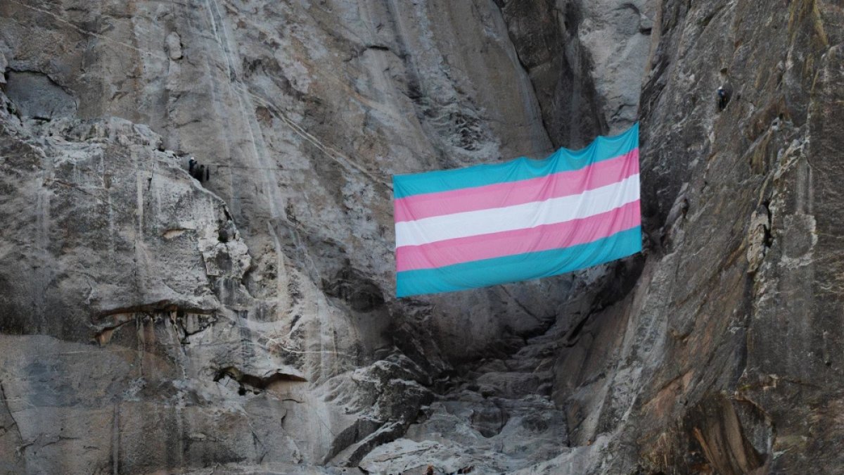 Yosemite climbers unfurl transgender pride flag on iconic El Capitan ...