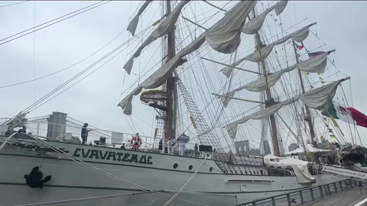 Mexican Navy’s ‘ARM Cuauhtecmoc’ docks in NYC – NBC New York