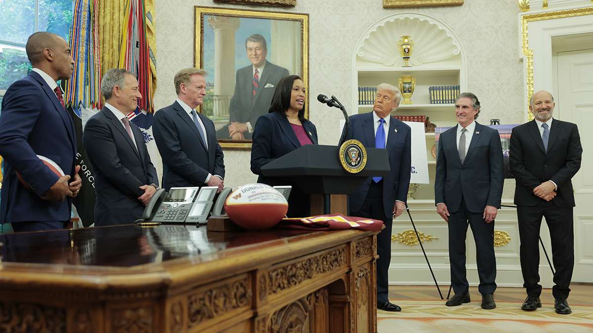 Trump announces the 2027 NFL draft will be in DC – NBC New York