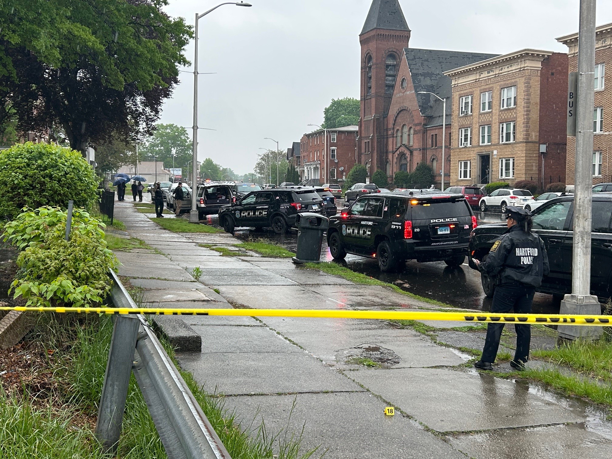 One shot, one stabbed during funeral at Connecticut church: police ...