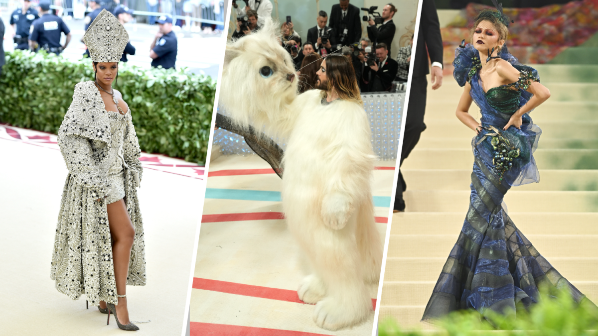Best Met Gala looks through the years: Rihanna, Zendaya, Kim K – NBC ...