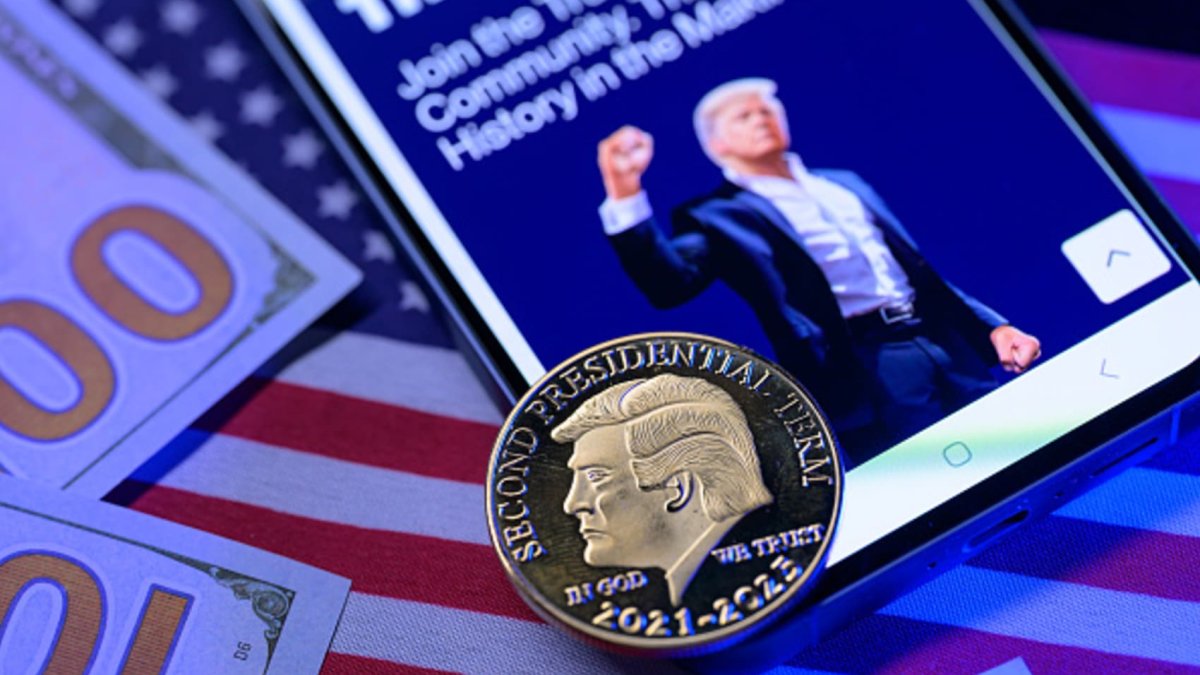 $TRUMP crypto wallet launches for meme token. Eric Trump denies knowing ...