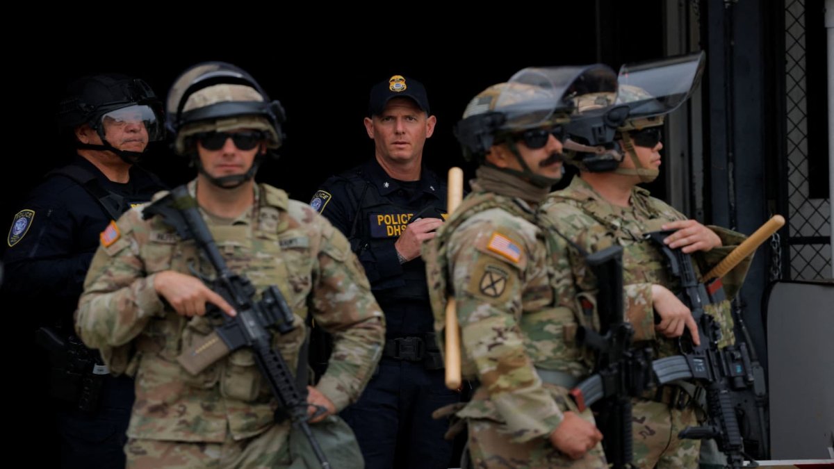 National Guard arrives in LA after Trump orders deployment to contain ...