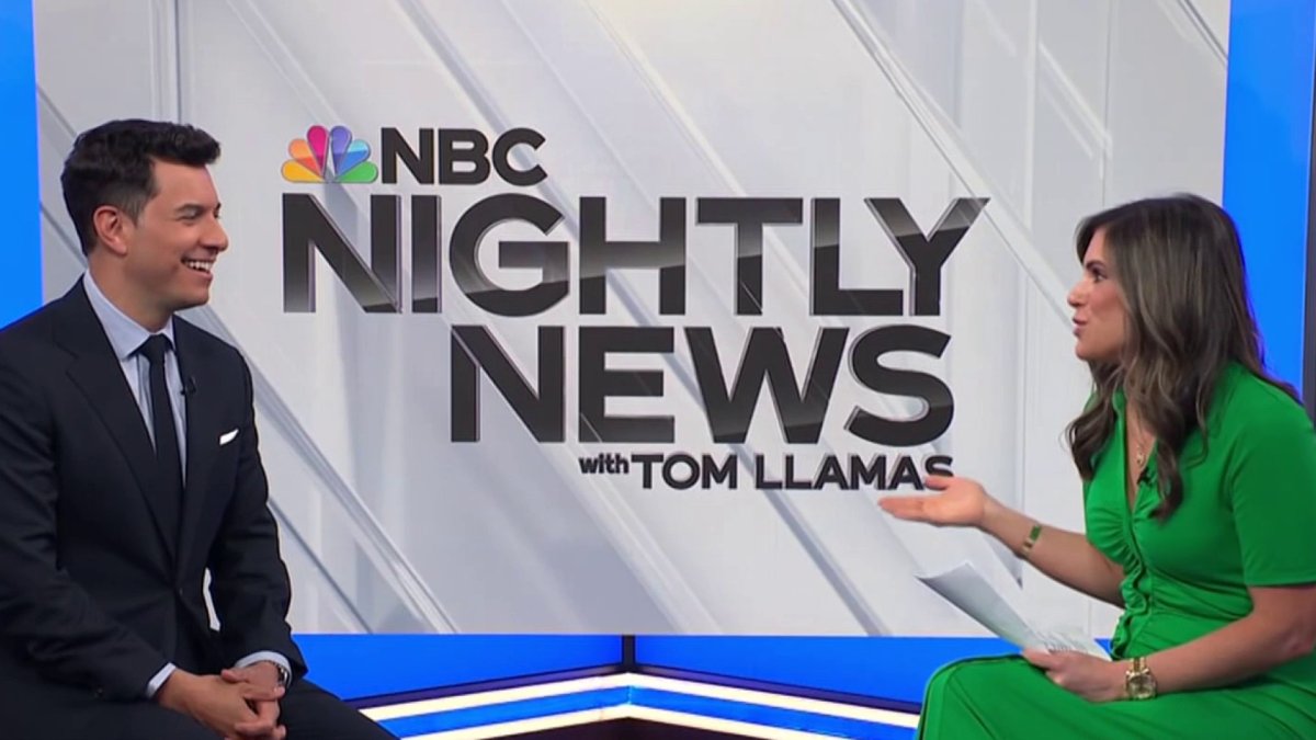 Tom Llamas makes debut as anchor for NBC Nightly News – NBC New York