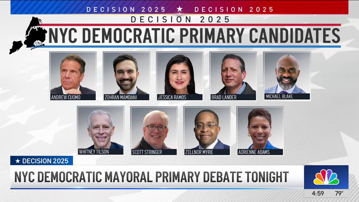 Nyc Democratic Mayoral Primary Debate Preview What To Expect Nbc New