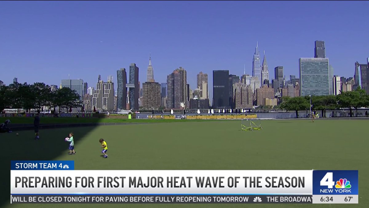Preparing for first major heat wave of the season – NBC New York