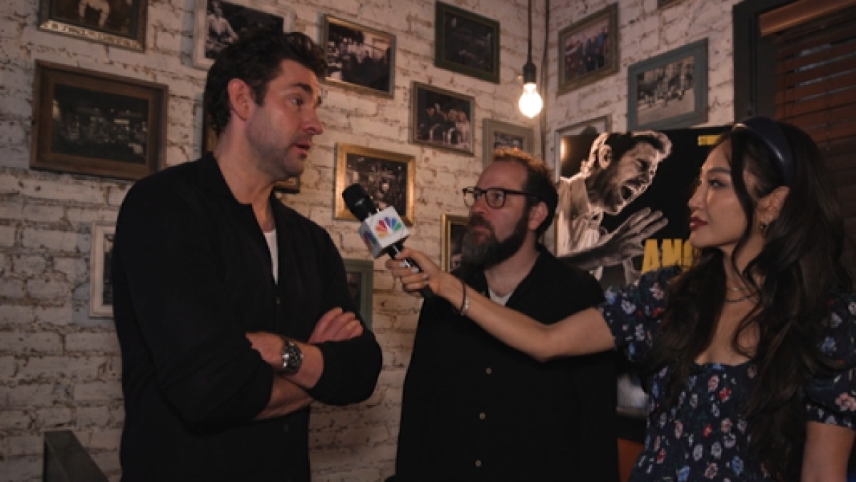 John Krasinski goes Off-Broadway in ‘Angry Alan’ – NBC New York