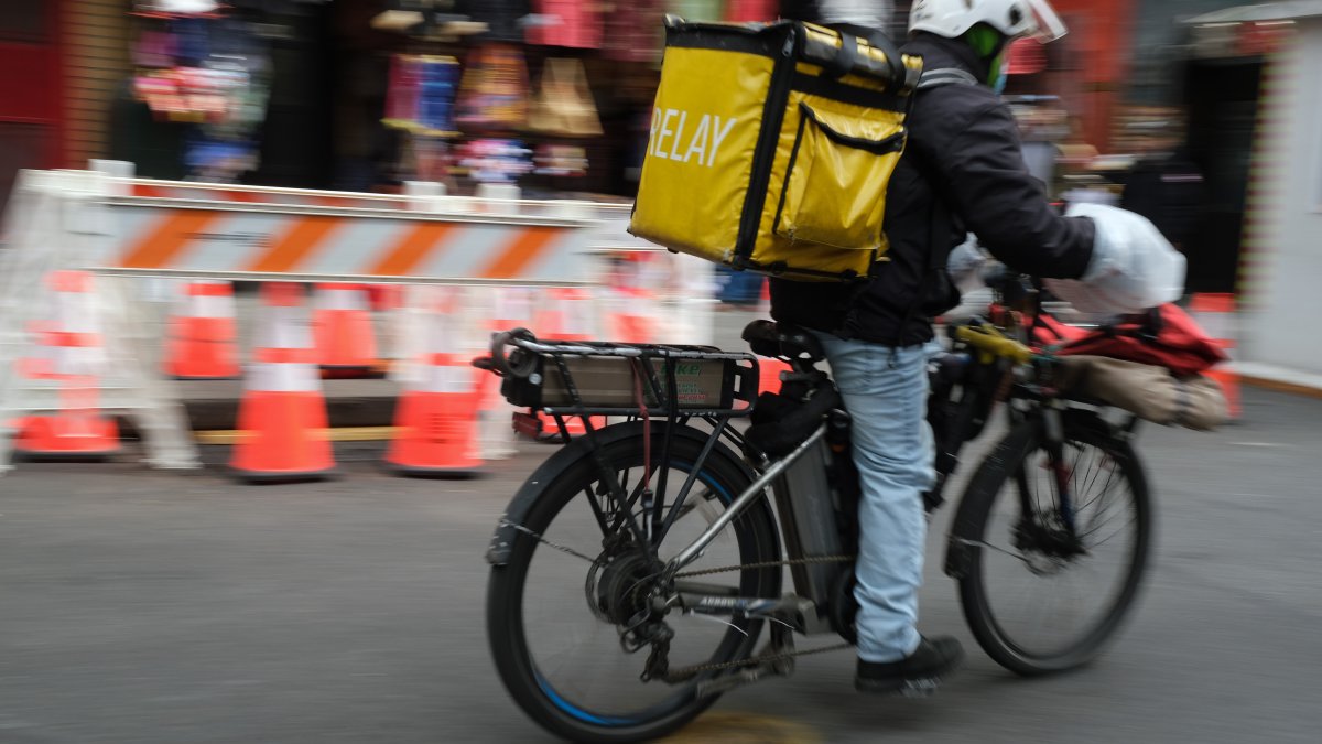 Free e-bikes for delivery workers in NYC – NBC New York