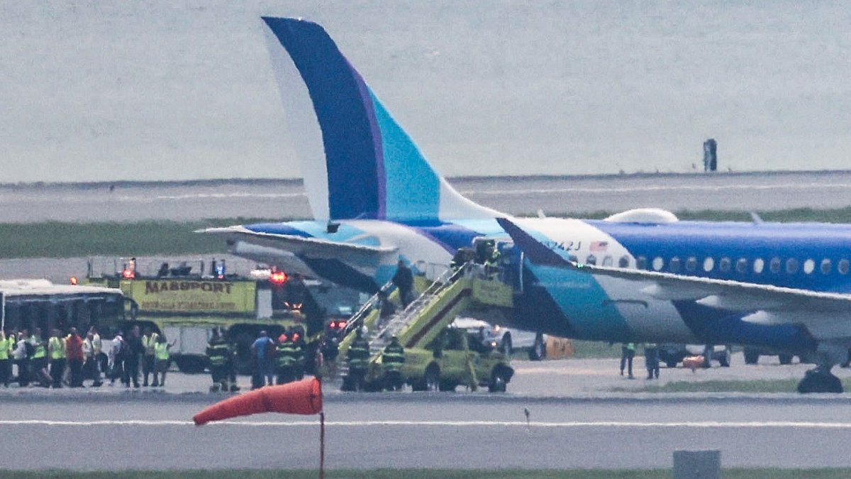 JetBlue flight rolls of runway at Logan Airport while landing – NBC New ...