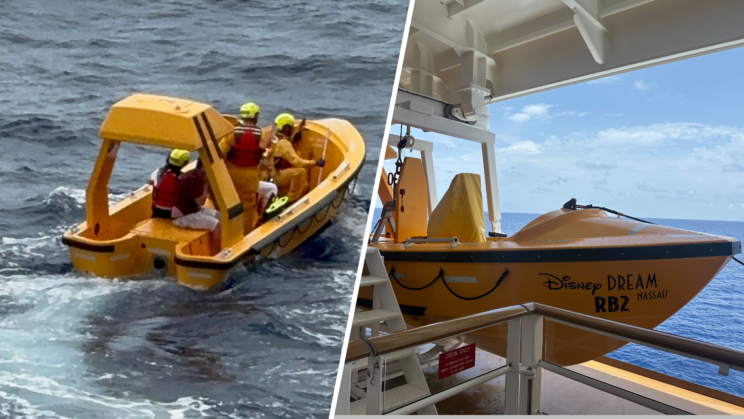 Girl, dad rescued after going overboard from Disney cruise: Passengers ...