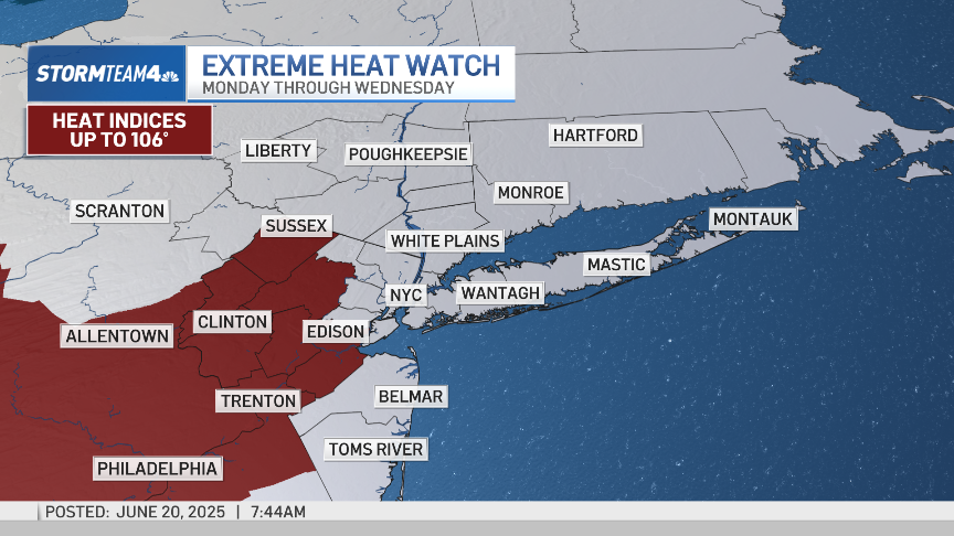Weather next week: Heat wave starts Sunday How long it’ll last – NBC ...