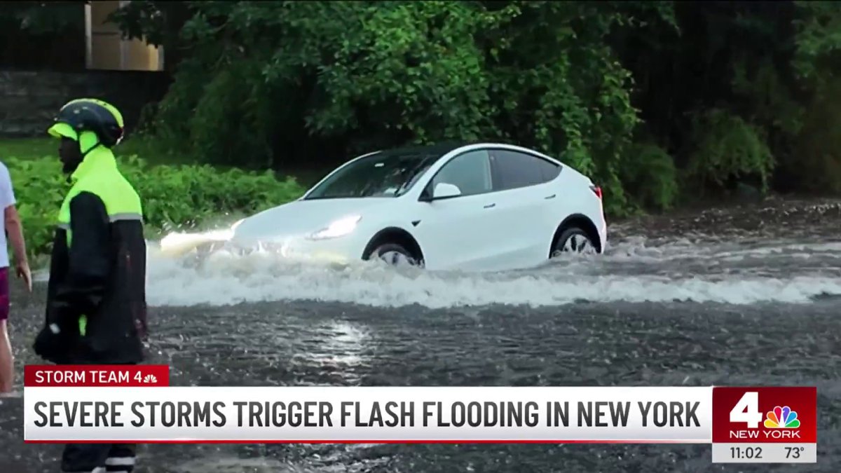 Severe storms trigger flash flooding across our area – NBC New York