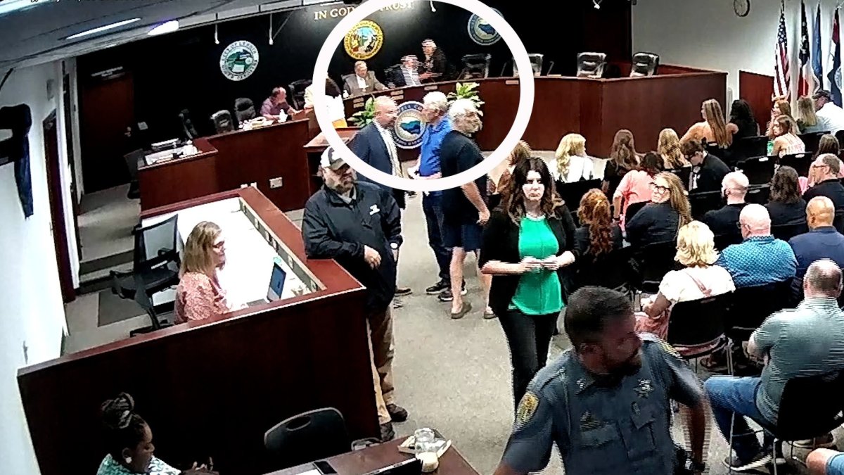 Fight breaks out between commissioners at North Carolina board meeting ...