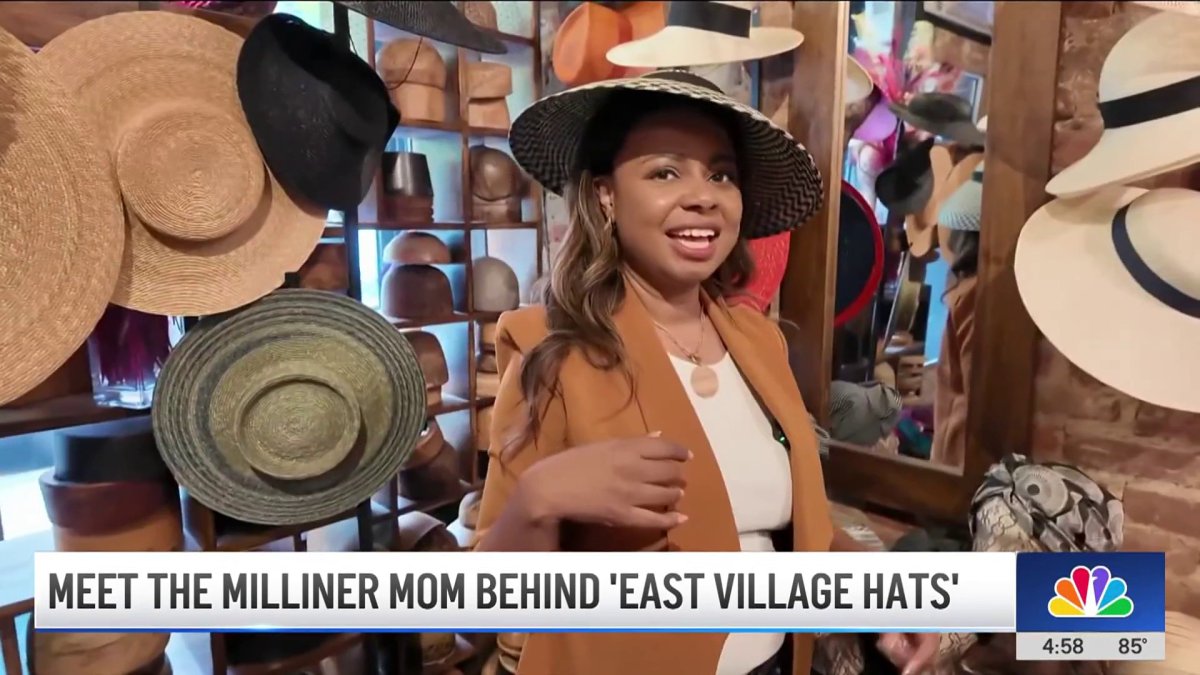Meet the milliner mom behind East Village hats – NBC New York