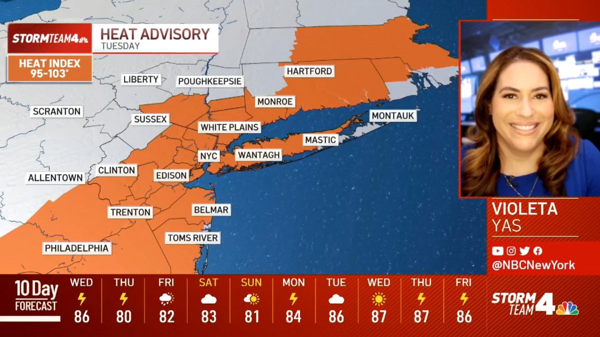 Latest Forecast From Storm Team 4 – NBC New York