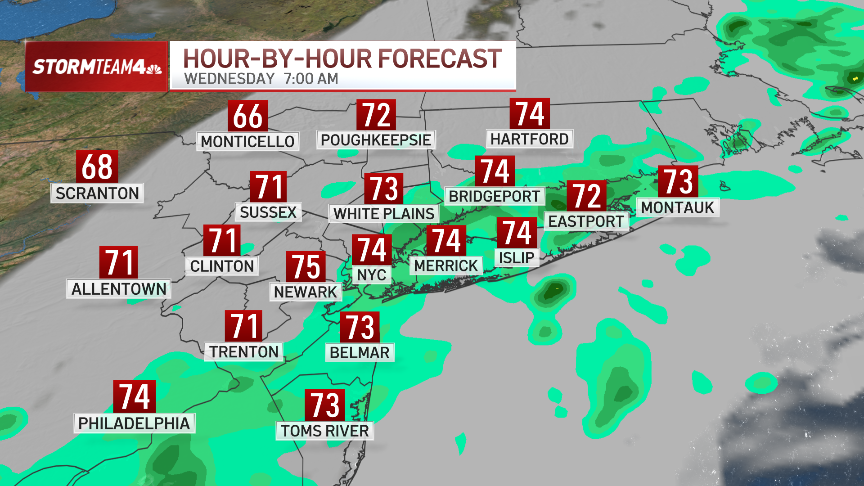 Weather radar: Hour-by-hour forecast as storms threaten NJ – NBC New York