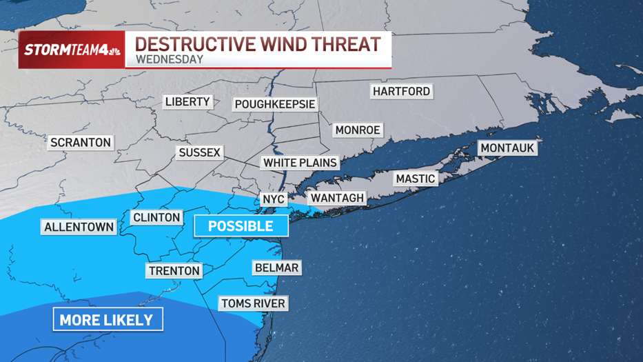 NJ weather forecast turns possibly severe later: What to know – NBC New ...