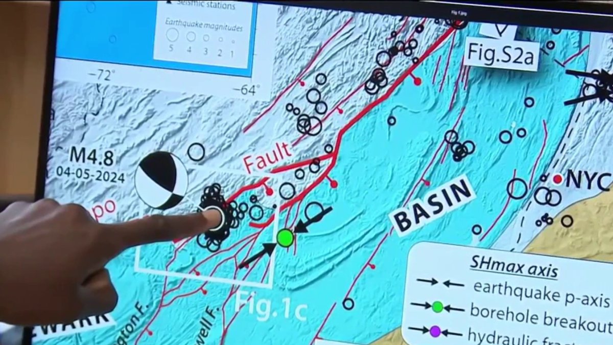 New fault line found in New Jersey after earthquake – NBC New York
