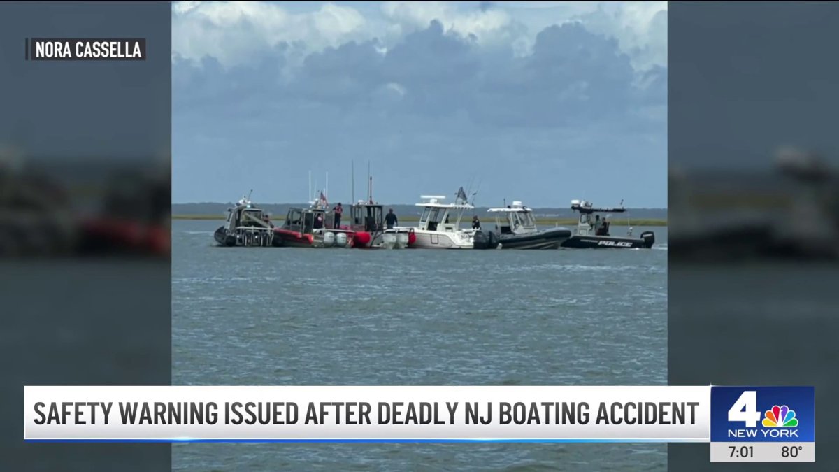 Safety warning issued after deadly NJ boating accident – NBC New York