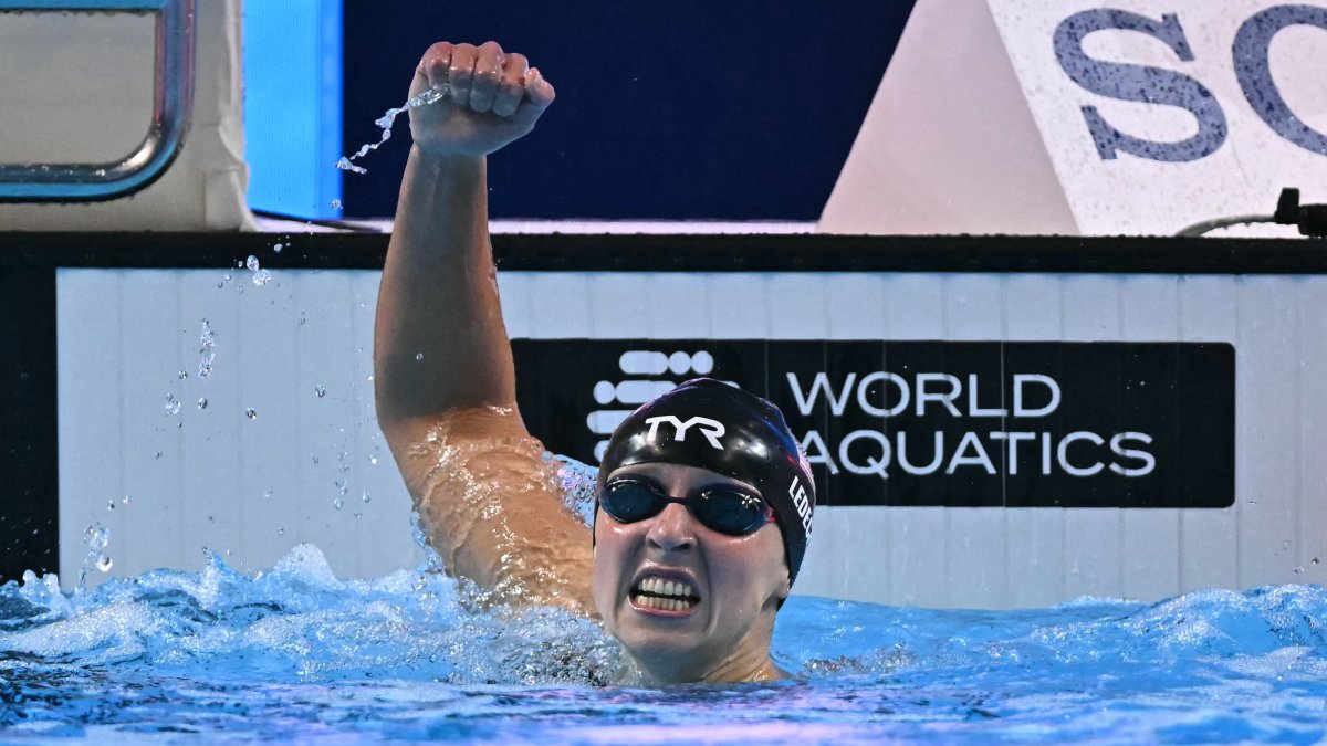 Katie Ledecky wins seventh consecutive world title – NBC New York