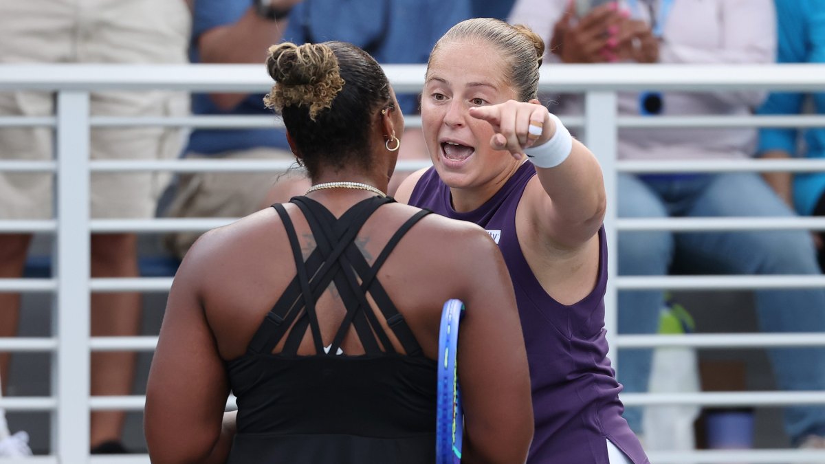 Townsend, Ostapenko get into tense back-and-forth in U.S. Open – NBC ...