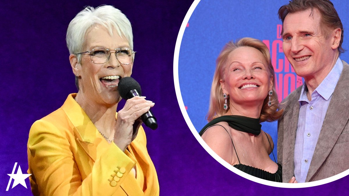 Why Jamie Lee Curtis is tearing up over Pamela Anderson & Liam Neeson ...