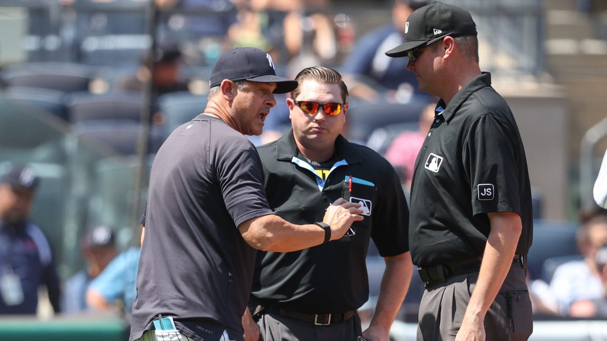 Yankees manager Aaron Boone ejected for 5th time this season – NBC New York