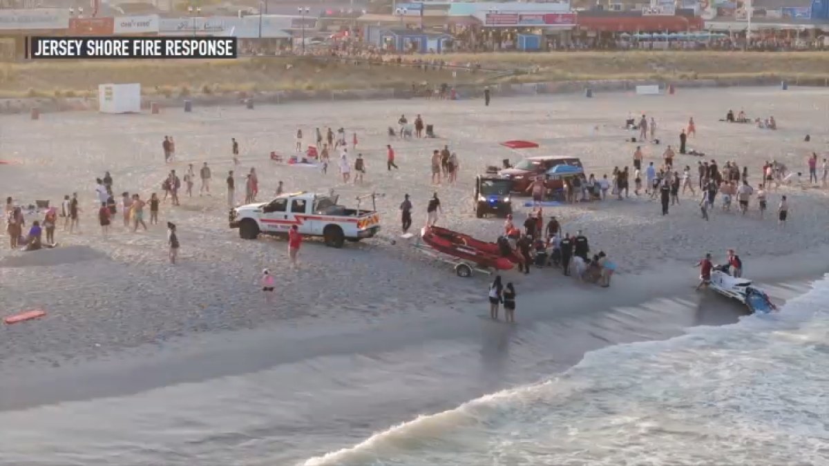Officials report 1 killed, 4 saved from drowning at NJ beach – NBC New York
