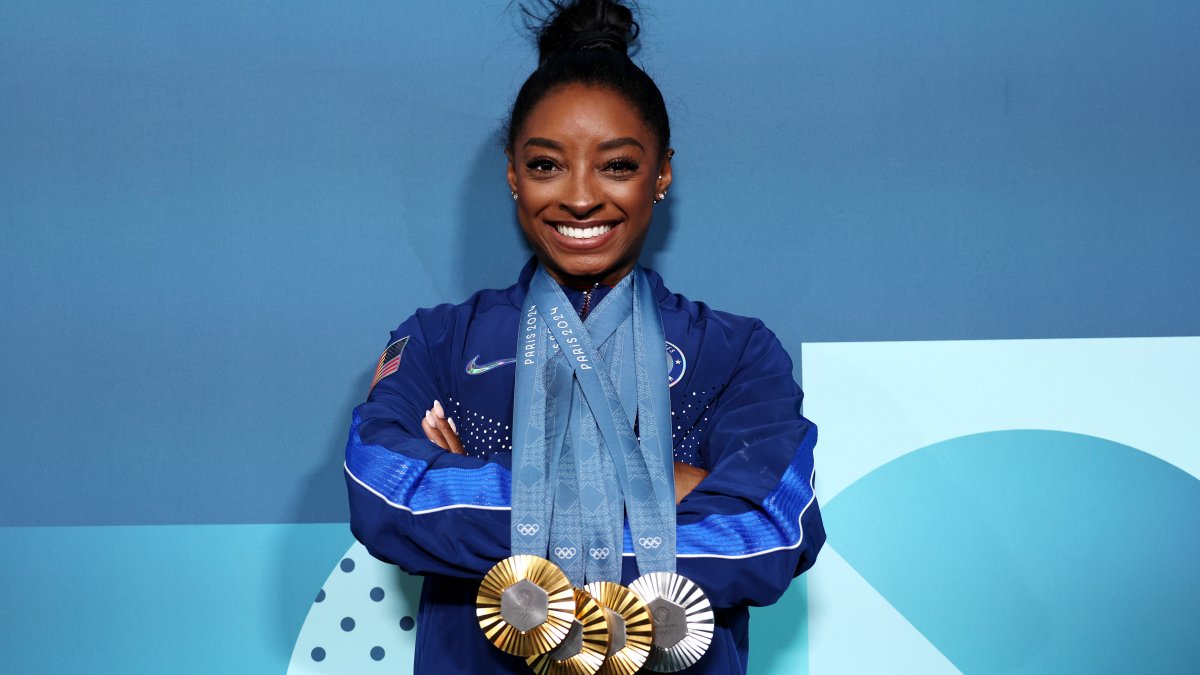 Simone Biles gives perfect response to the ‘more athletic’ trend – NBC ...