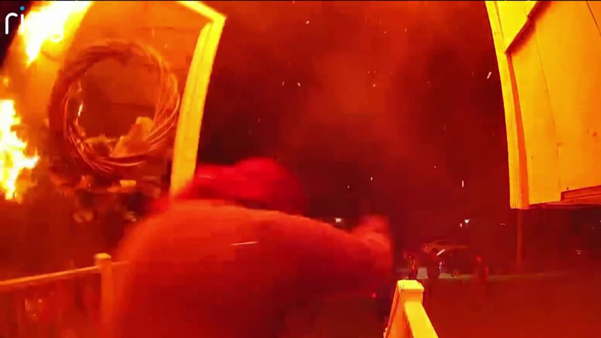 Dramatic video shows NJ family narrowly escape burning home thanks to ...
