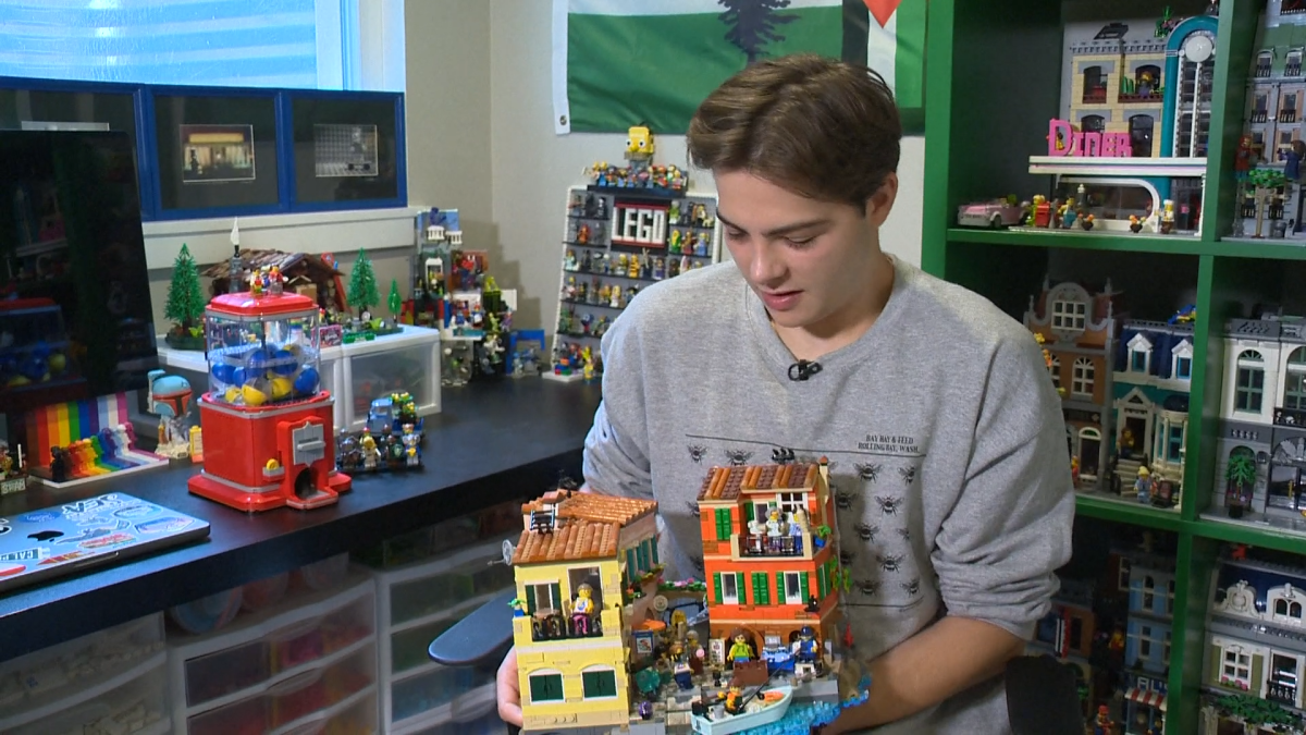Oregon student designs 3,300-piece Lego set inspired by Italian Riviera ...