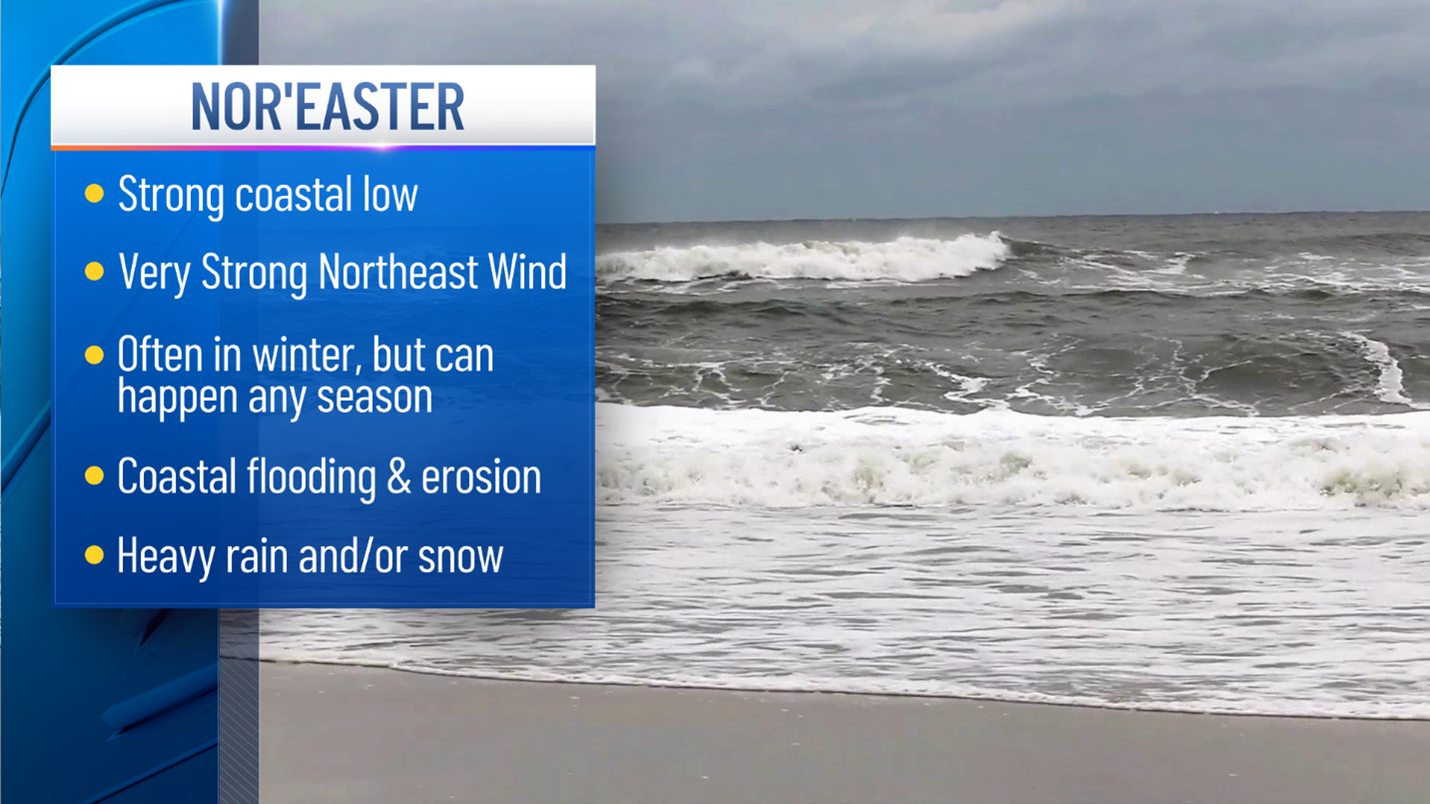 Nor’easter could bring strong wind, surf and downpours to tri-state ...