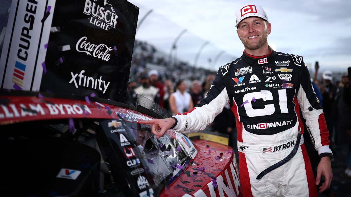 Byron wins Martinsville to clinch spot in NASCAR title race – NBC New York