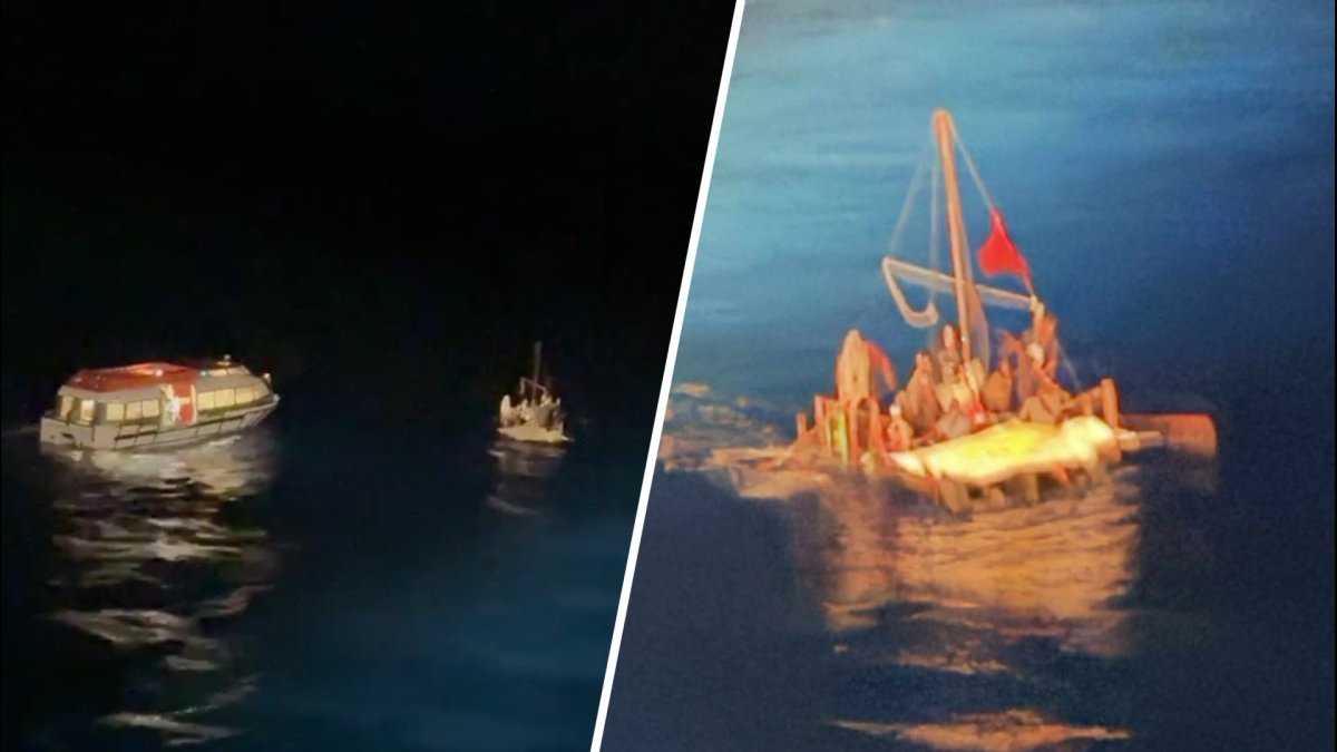 Cruise diverted rescues people stranded on raft in the Caribbean – NBC ...