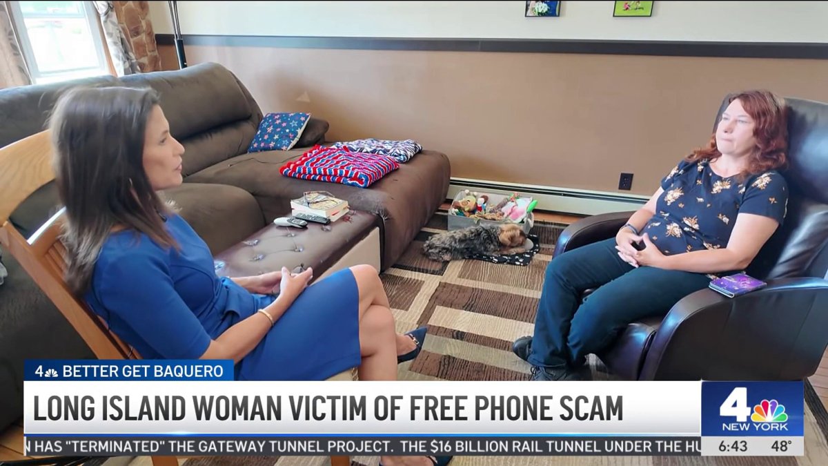 Long Island woman victimized in free phone scam – NBC New York