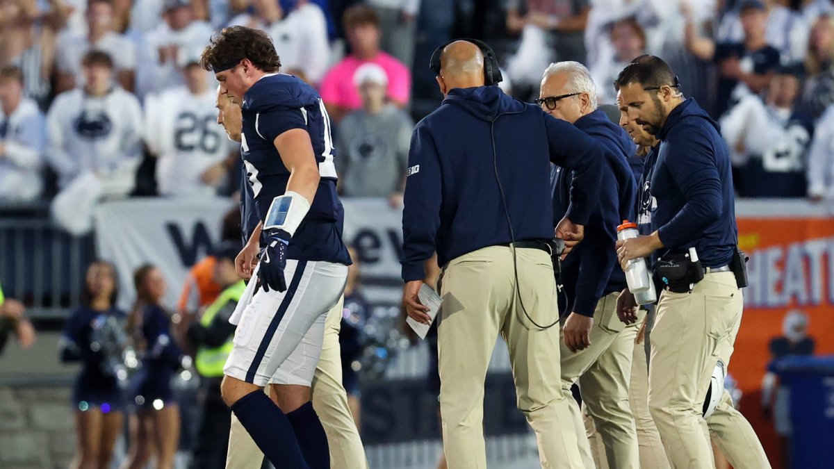 Penn State QB Drew Allar out for season with leg injury – NBC New York