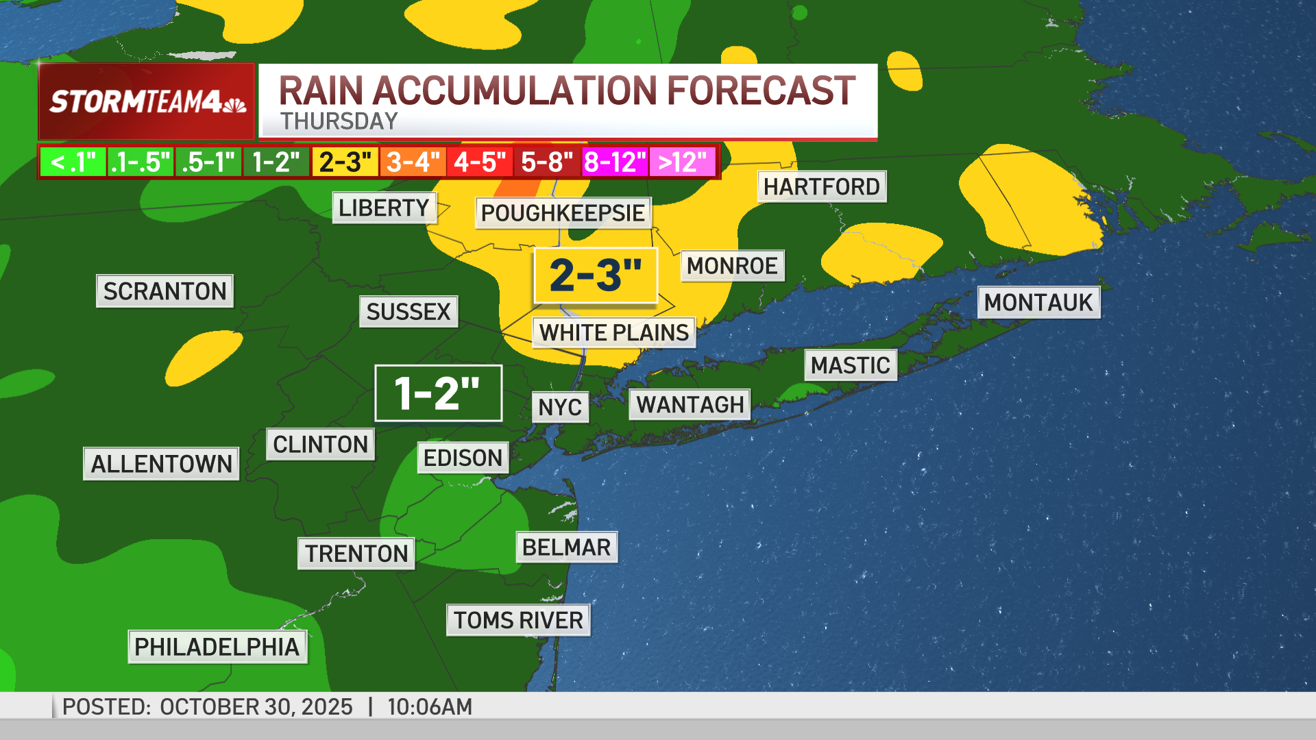 Storm brings wind and rain to NYC area Thursday. Will conditions clear ...
