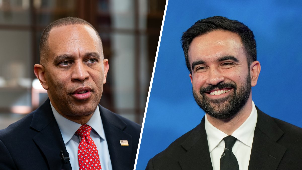 Hakeem Jeffries endorses Zohran Mamdani for New York City mayor – NBC ...