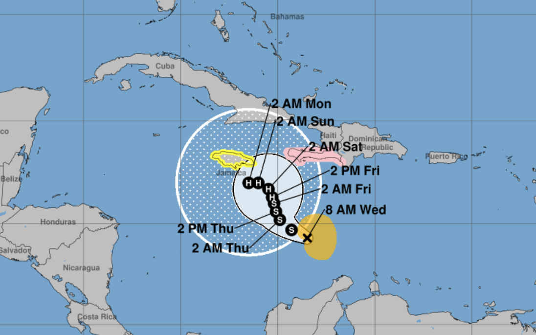 Tropical Storm Melissa forms in the Caribbean Sea – NBC New York
