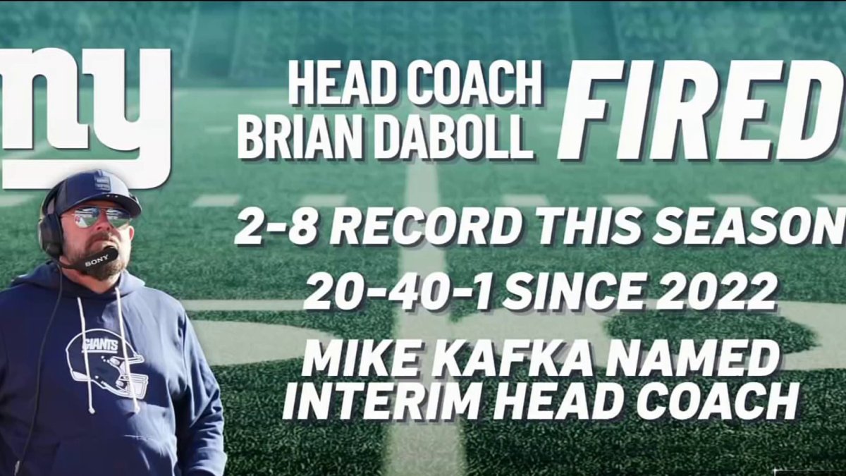 NY Giants fans react to mid-season firing of Brian Daboll – NBC New York