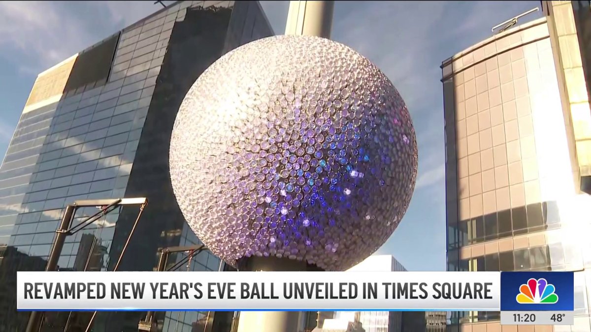 Revamped New Year’s Eve Ball unveiled in Times Square – NBC New York