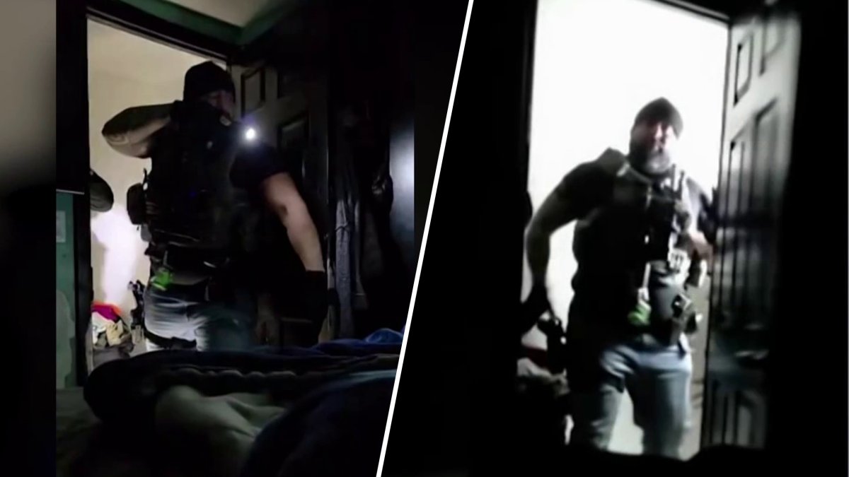 Video shows federal agents storm Queens home – NBC New York
