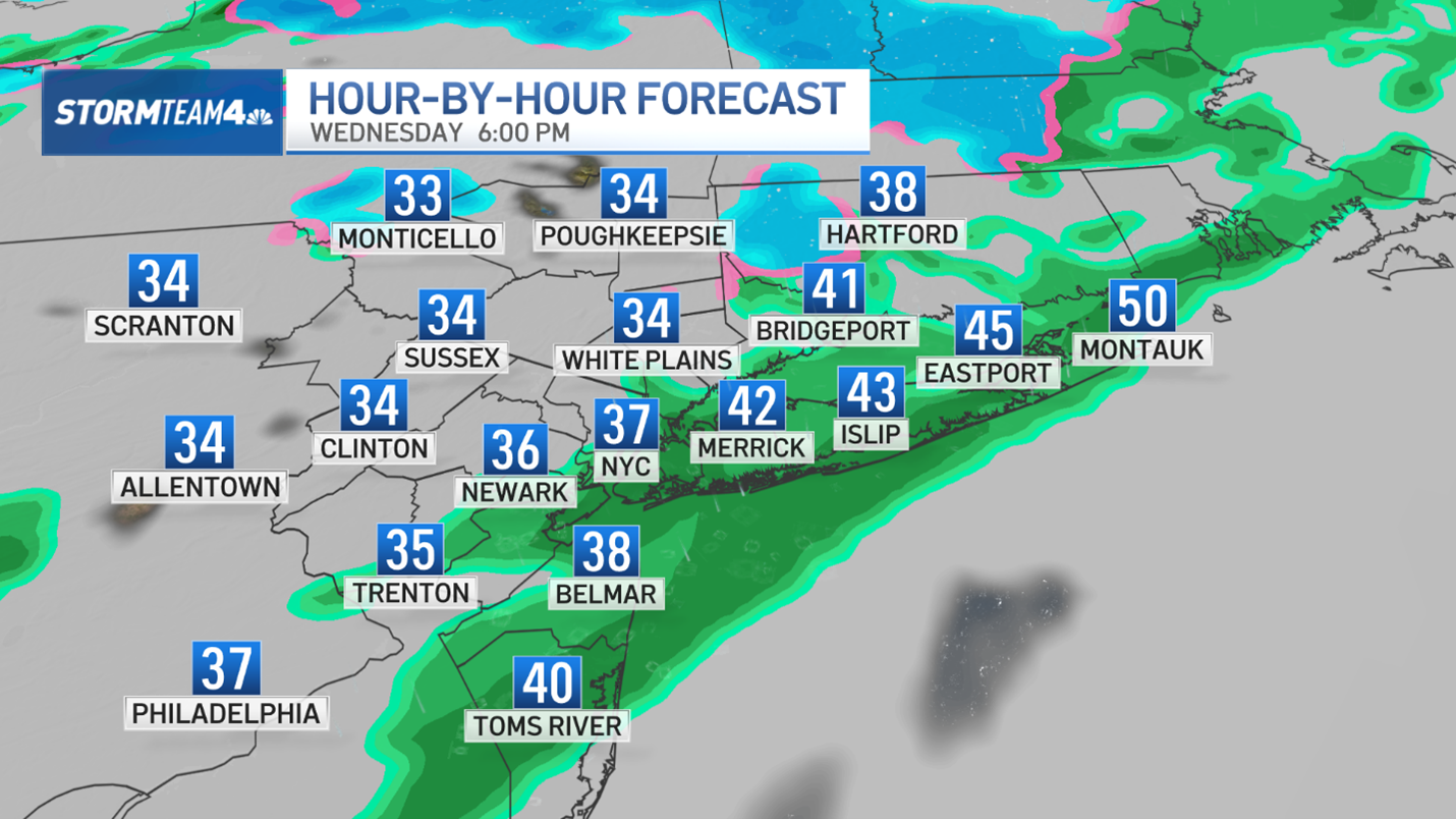 NY winter storm to bring rain, some snow – NBC New York