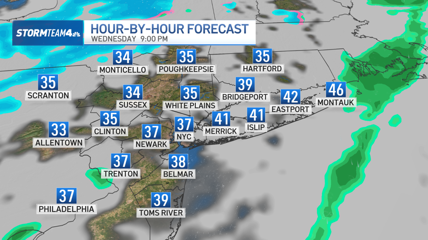 NY winter storm to bring rain, some snow – NBC New York